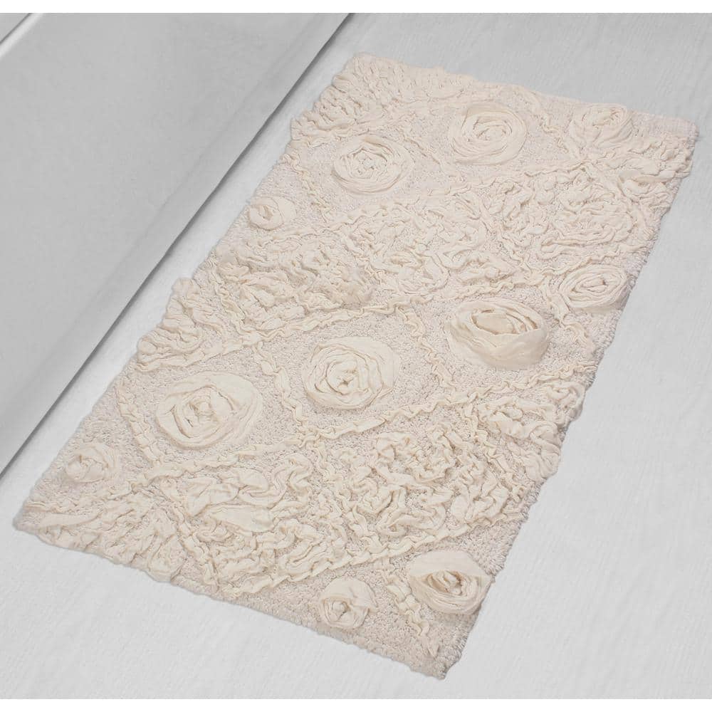 HOME WEAVERS INC Modesto Bath Rug 100% Cotton Bath Rug Set, Machine ...