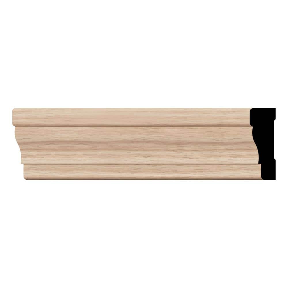 Ekena Millwork WM356 0.69 in. D x 2.25 in. W x 96 in. L Wood (Red Oak ...