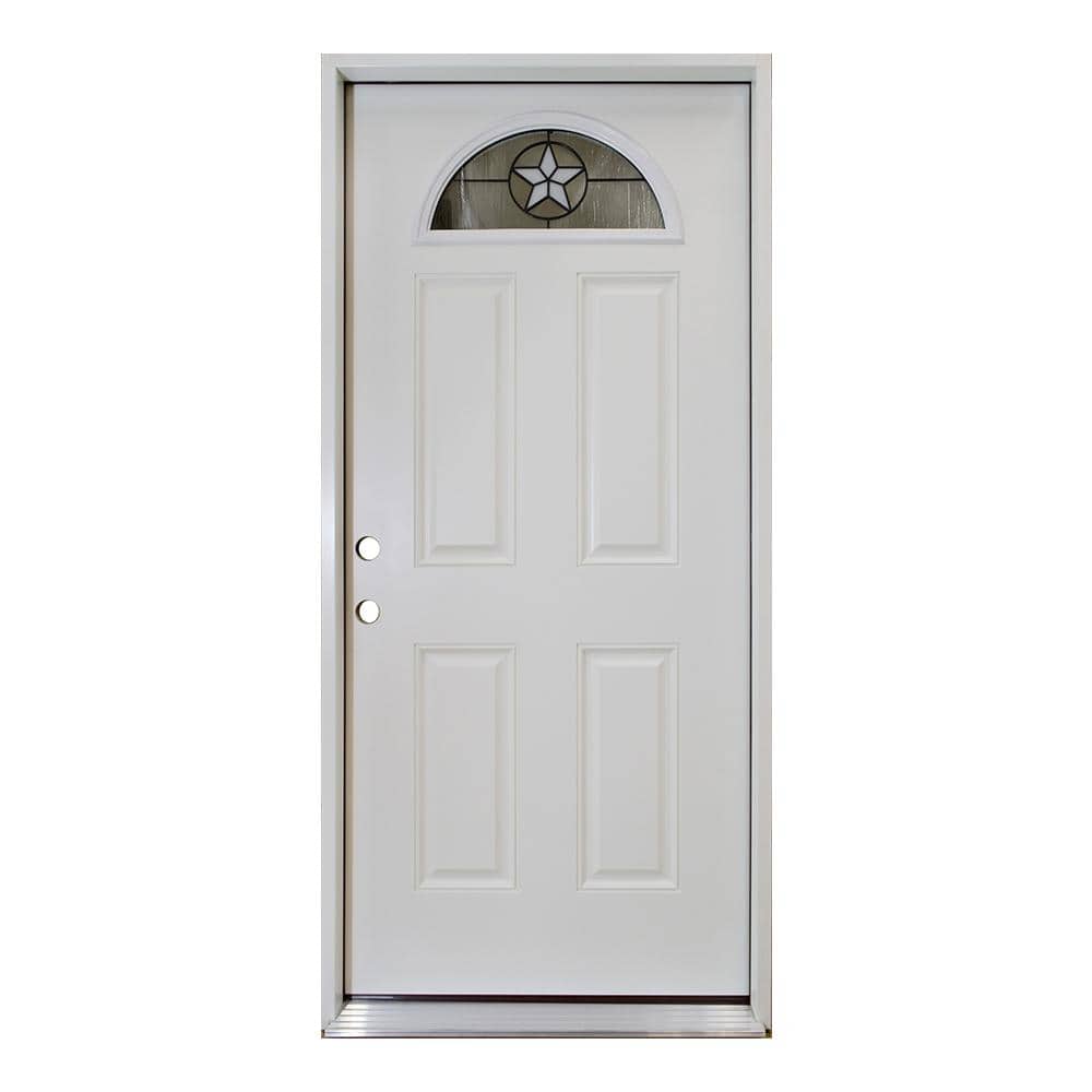 Steves & Sons 36 in. x 80 in. Element 4-Panel Craftsman Patriot ...