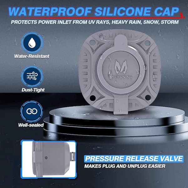 Lukyamzn 15Amp 125 Volt AC Port Plug with Integrated Heavy Duty ...