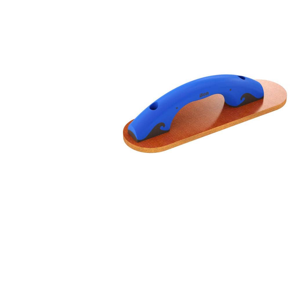 Bon Tool 12 in. x 3-1/2 in. Round End Laminated Canvas-Resin Float with ...