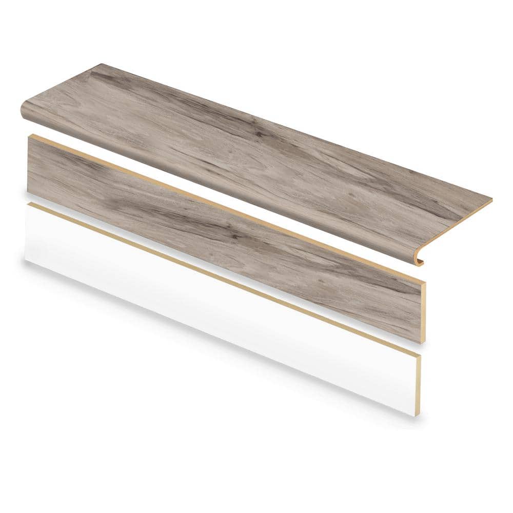 Reviews for Cap A Tread Banff Gray Hickory 47 in. L x 12.15 in. W x 42. ...