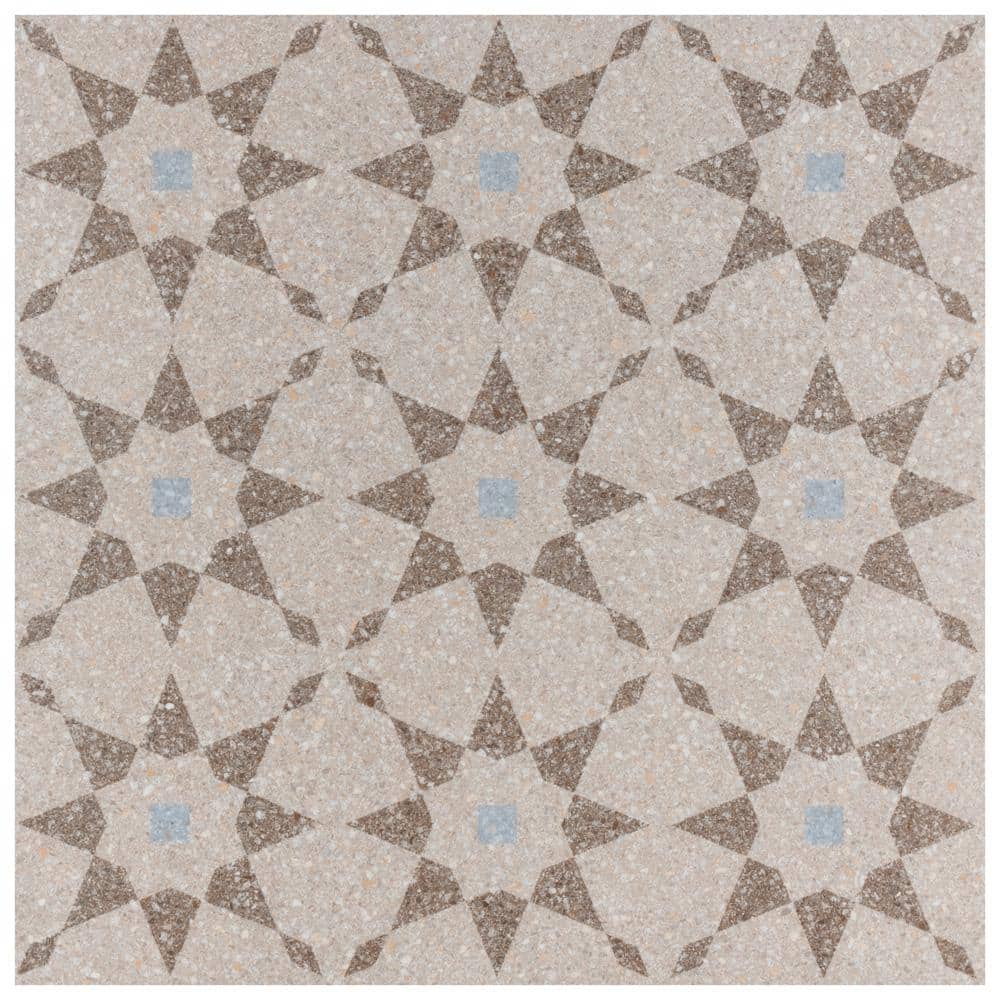 Merola Tile Farnese Aventino Crema 11-1/2 in. x 11-1/2 in. Porcelain ...