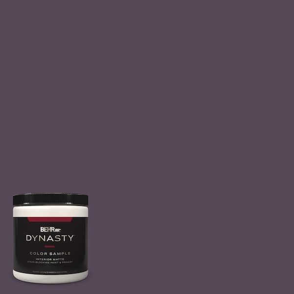 BEHR DYNASTY 8 oz. #M100-7 Deep Merlot Matte Stain-Blocking Interior ...