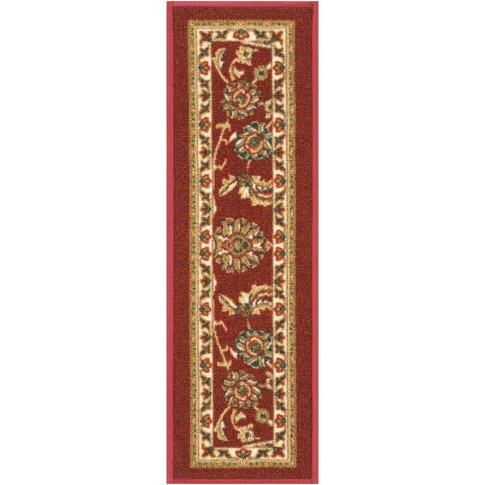 Well Woven Kings Court Tabriz Red Traditional Oriental Rubber Back Non ...