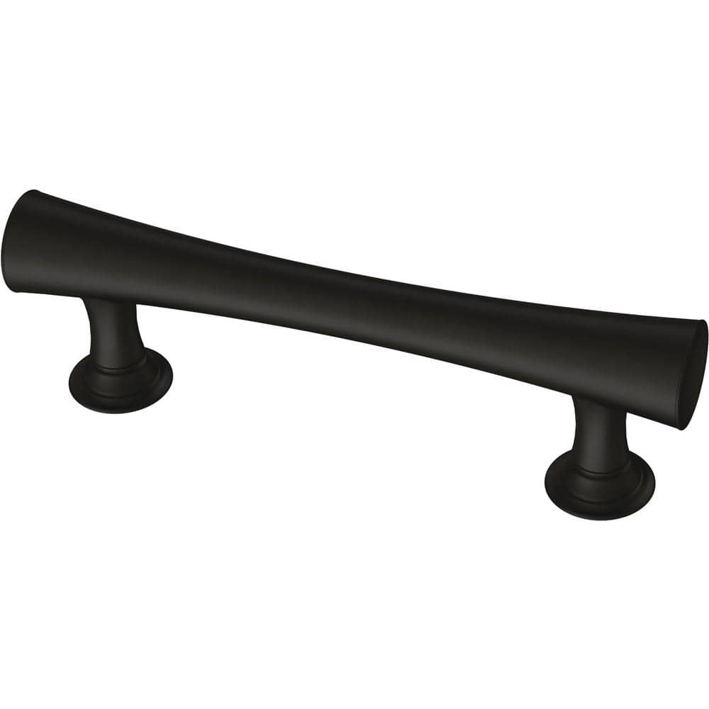 Liberty Drum 3 in. (76 mm) Modern Matte Black Cabinet Drawer Pull ...