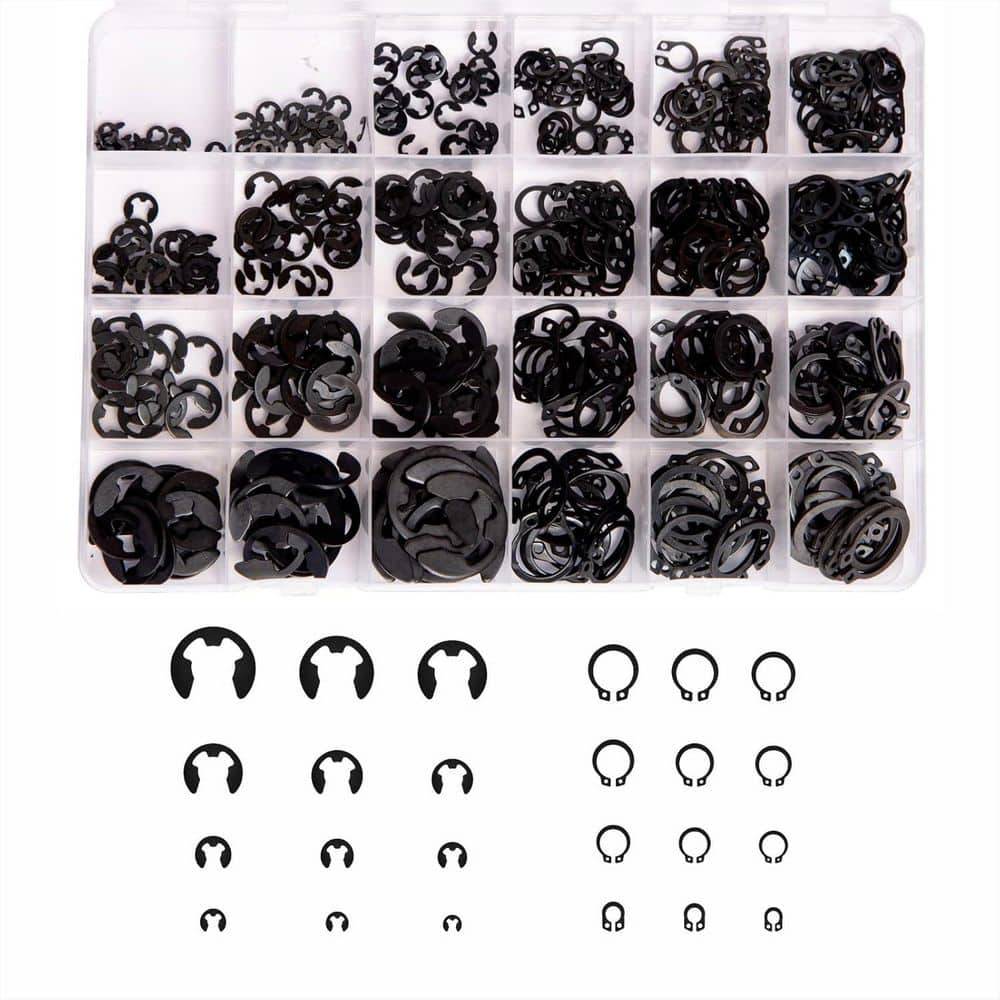 Yichuhaoxi E-Clips and External Retaining Snap Rings Assortment Set ...