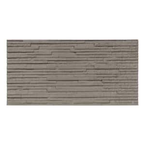 sunwings Quartizite Panel 6 in. x 23.6 in. Matte Silver Gray Natural ...