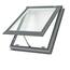 VELUX 30-1/16 in. x 30 in. Venting Deck Mount Skylight with Laminated Low-E3 Glass & White Solar ...