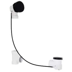 Westbrass 27 in. Schedule 40 PVC Cable Drive Bath Waste Trim Kit in ...