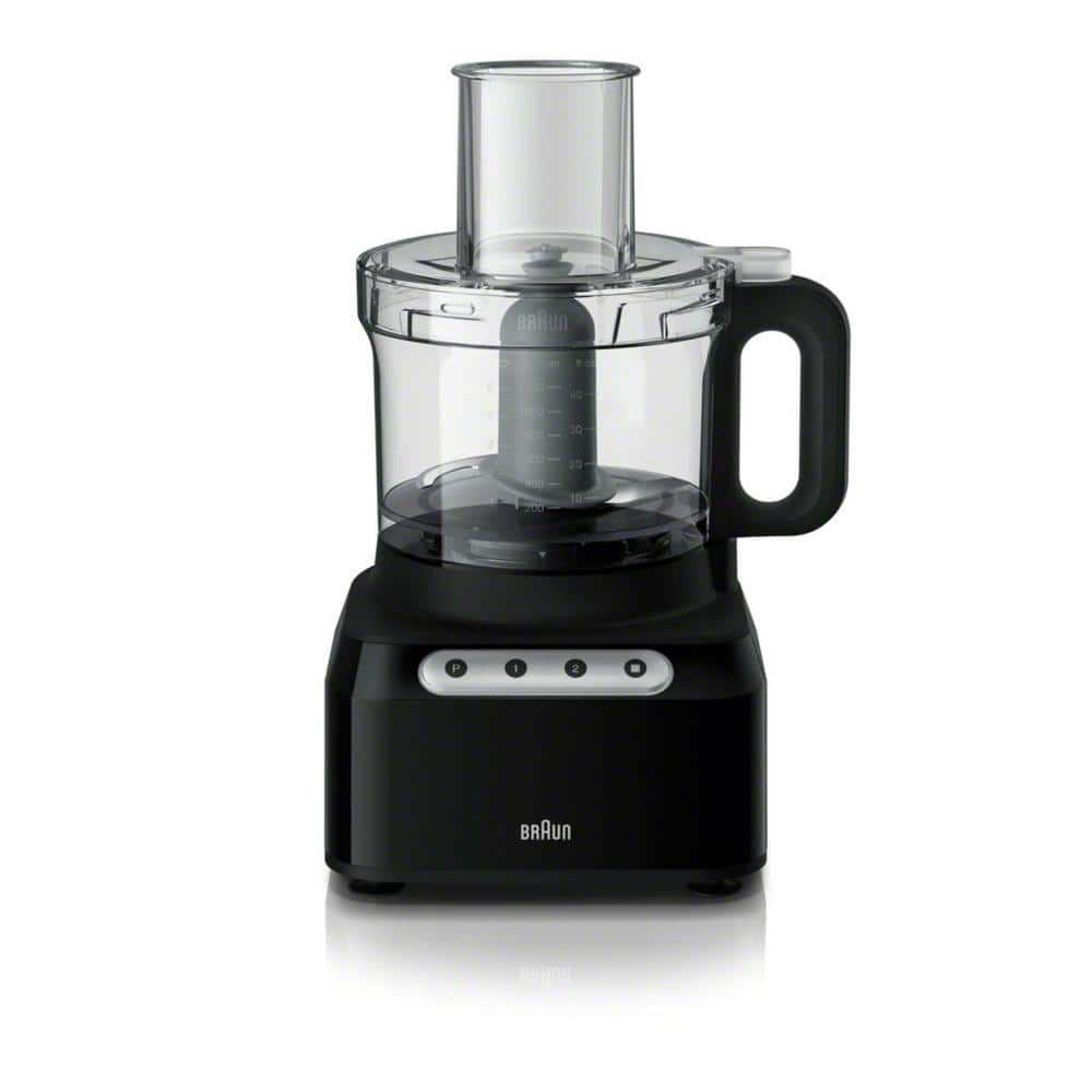 Braun 550-Watt Easy Prep 8-Cup Food Processor 2-Speed Pulse, Silver ...