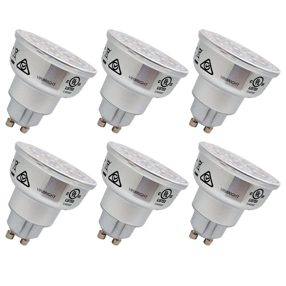 Viribright 50-Watt Equivalent LED Flood Light Bulb, MR16 Shape, GU10 ...