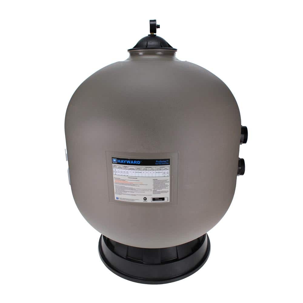 HAYWARD Pro Series 30 in. 4.91 Sq Ft. Sand Filter with Side Mount ...