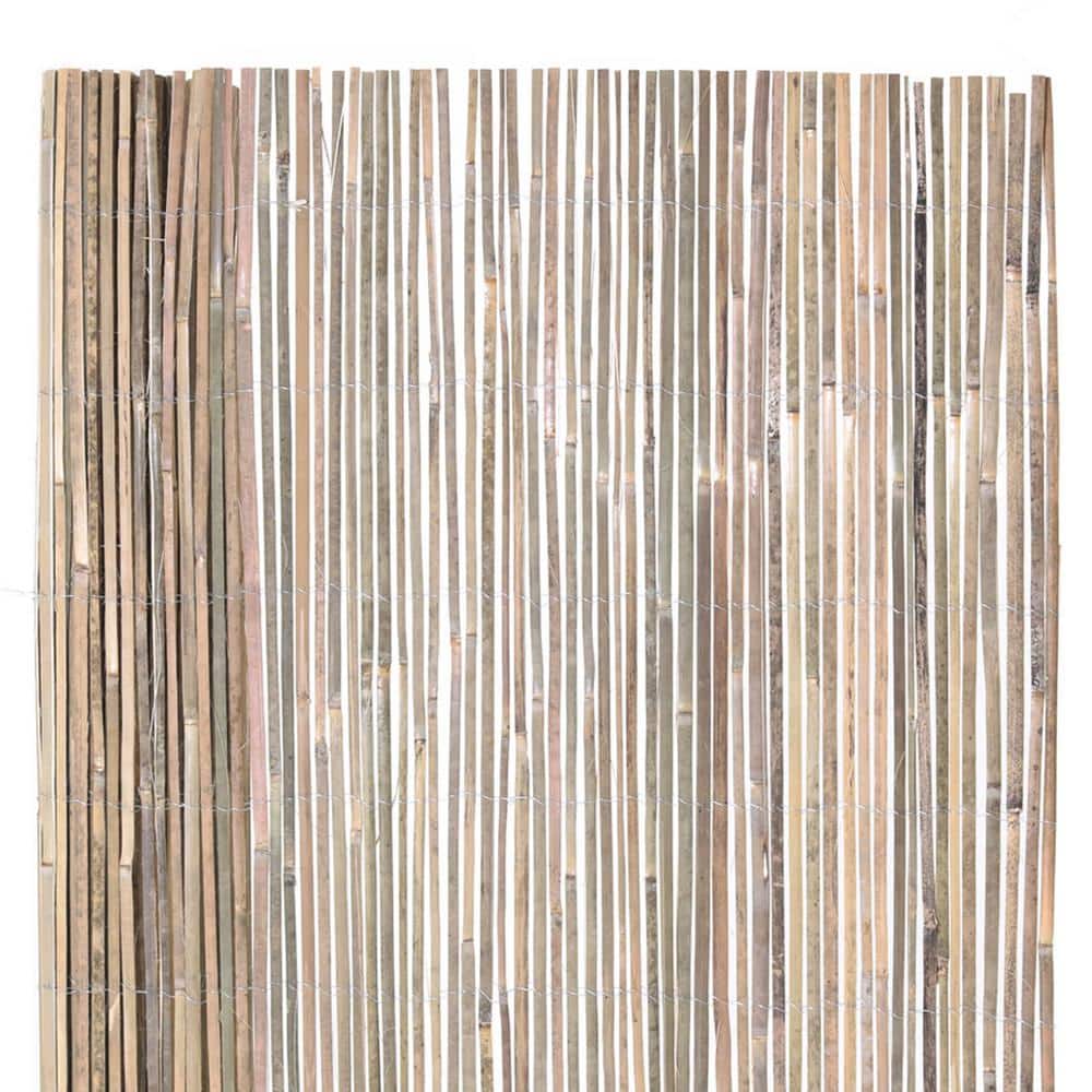 Backyard X-Scapes 72 in H x 192 in L Split Bamboo Slats Screening ...