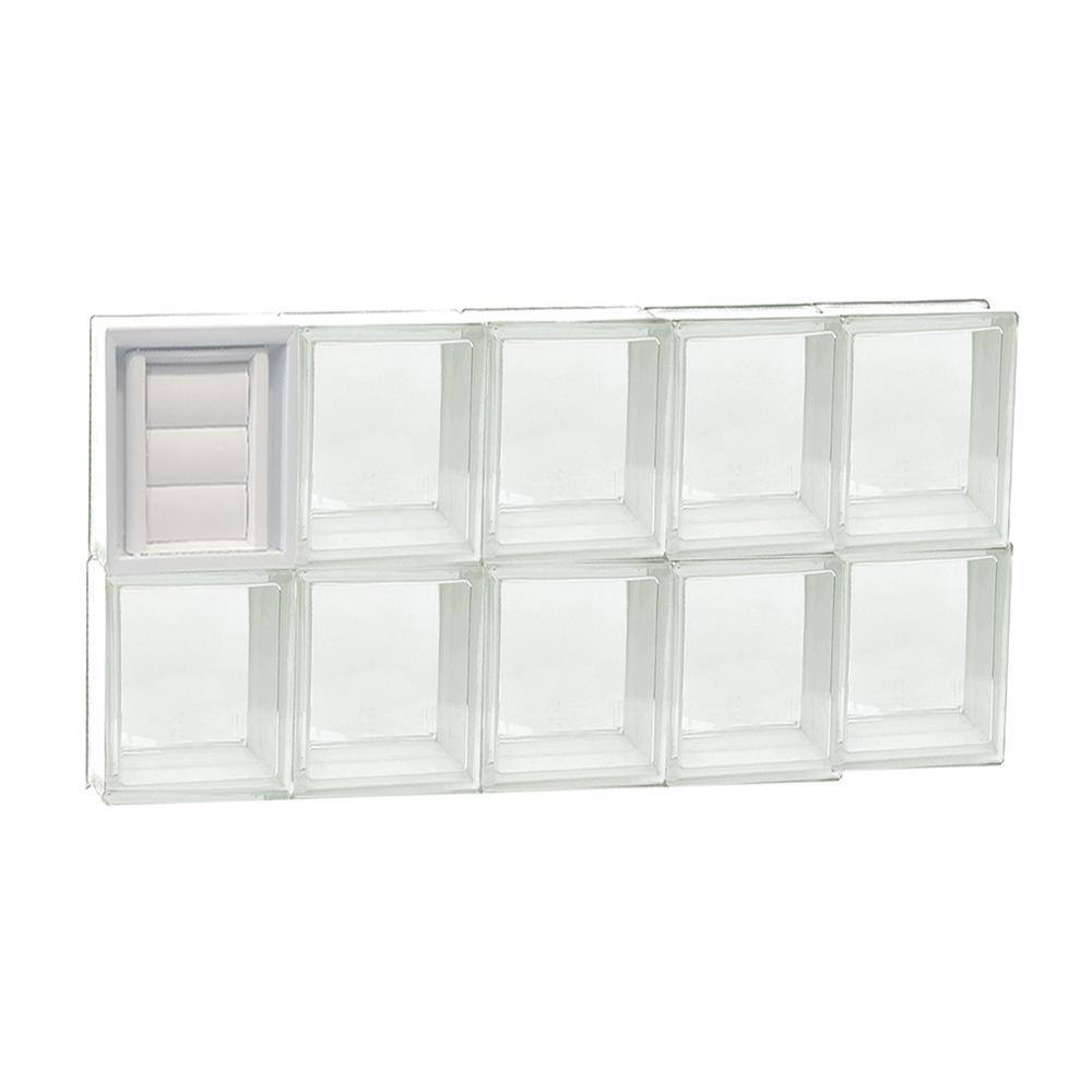 Clearly Secure 28.75 in. x 15.5 in. x 3.125 in. Frameless Clear Glass ...