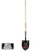 Razor-Back 48 in. Wood Handle Digging Shovel 45657 - The Home Depot