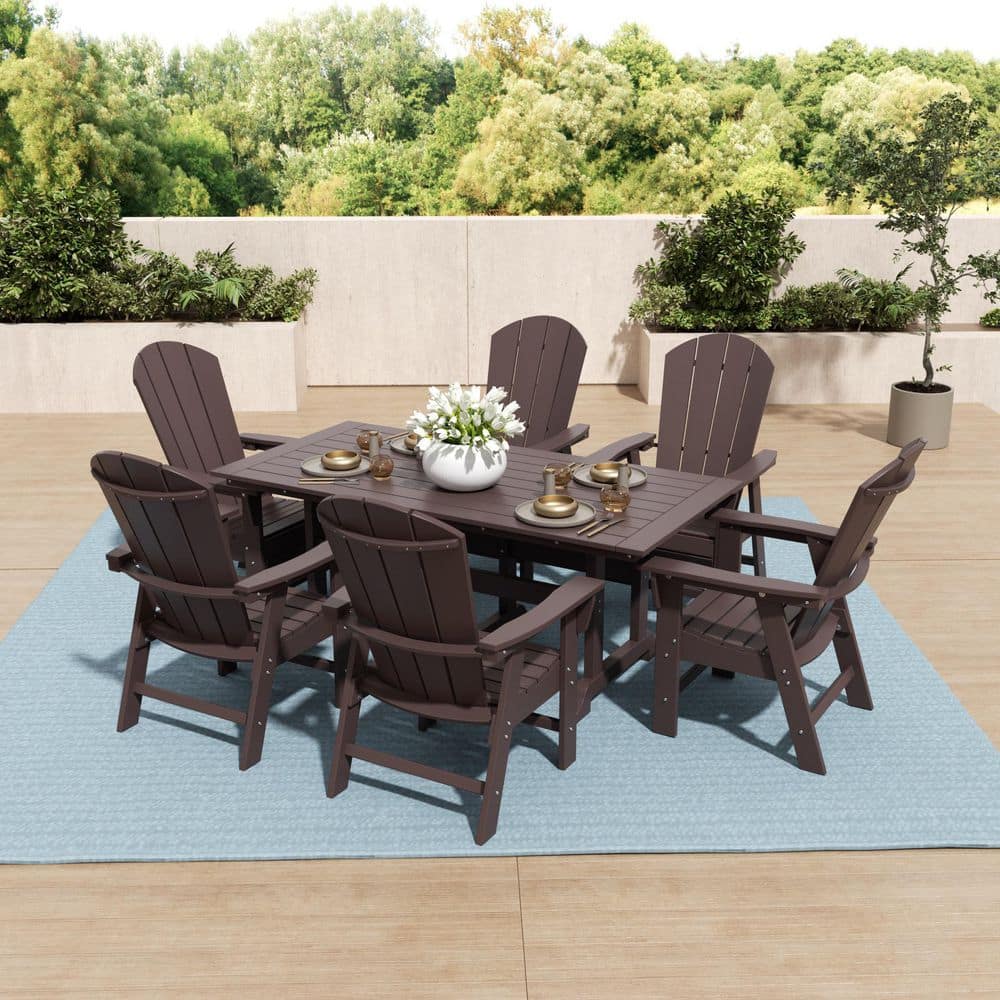 WESTIN OUTDOOR Laguna Outdoor Patio Weather Resistant Dark Brown ...