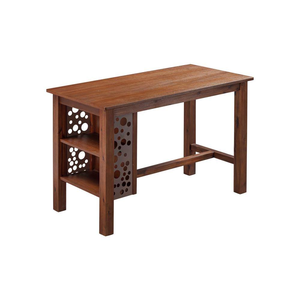Boraam Brittany Rectangular Dining Table - Chestnut Wire-Brush 75330 ...