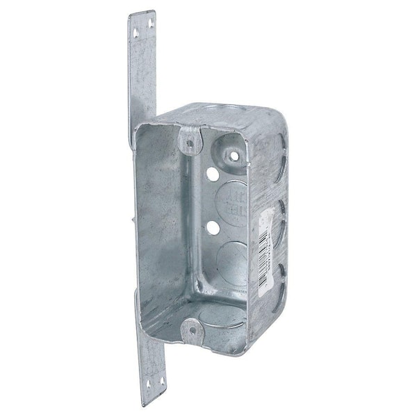 Steel City 1-Gang Electrical Utility Box with CV Bracker 58371V12-12R ...