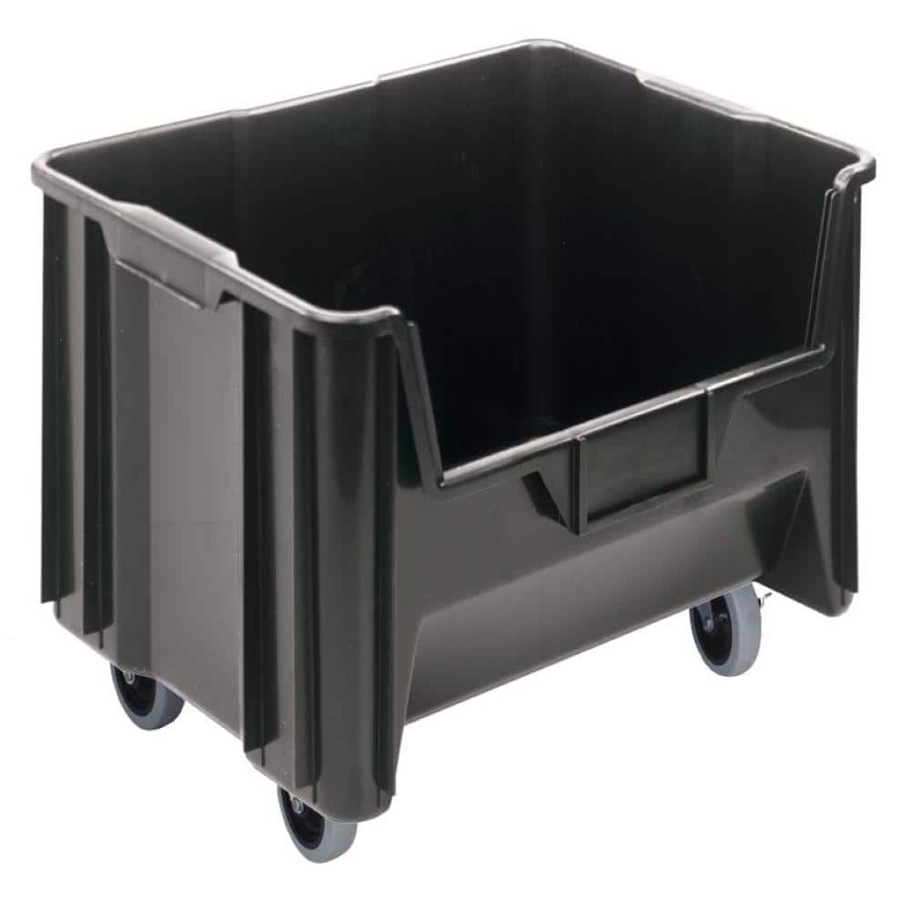 QUANTUM STORAGE SYSTEMS Heavy-Duty Giant Stack Mobile 16-Gal. Storage ...