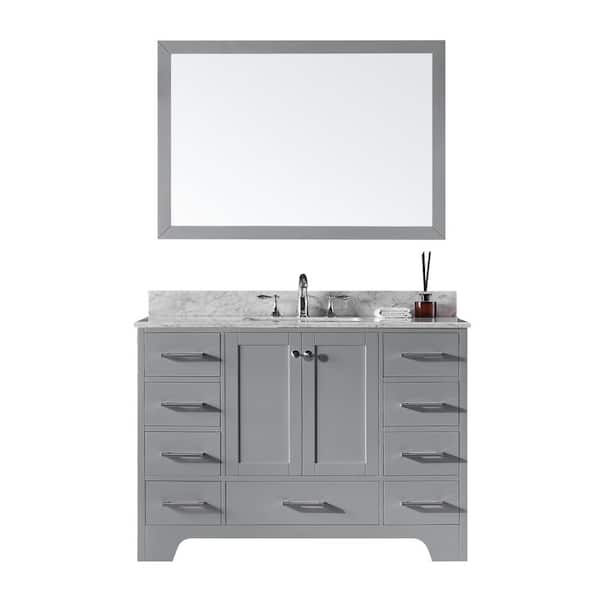 Exclusive Heritage 48 in. Single Sink Bathroom Vanity in Taupe Grey ...