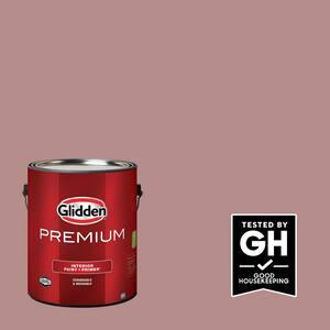 Glidden Premium 5 gal. Brandy Snaps PPG1053-5 Flat Interior Latex Paint ...