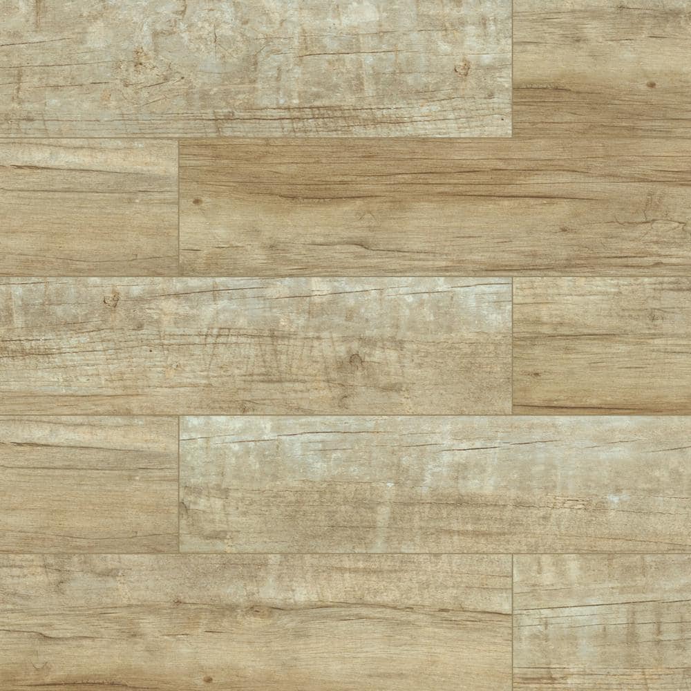 TrafficMaster Capel Timber 6 in. x 24 in. Matte Ceramic Wood Look Floor ...