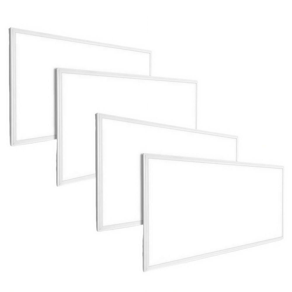 KOAOEIRS 2 ft. x 4 ft. 7800 Lumen 250W Equivalent White Dimmable 5000K ...