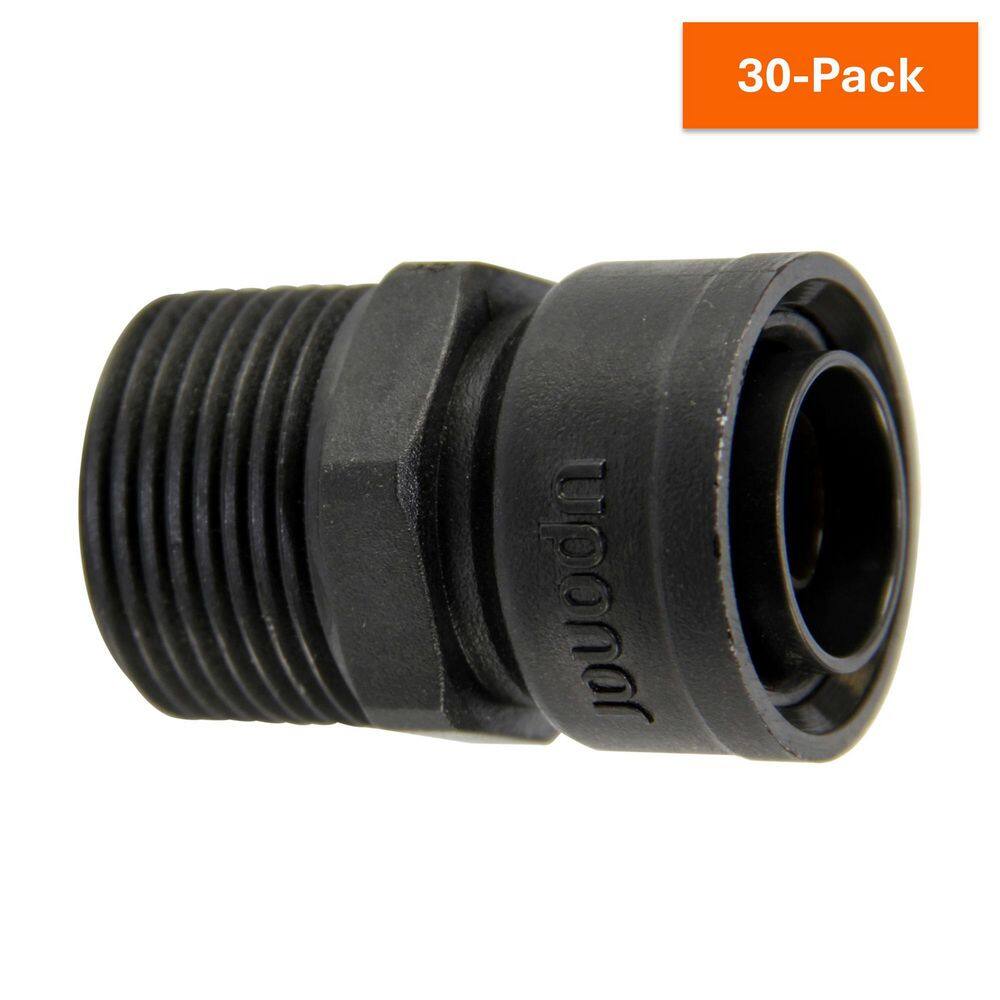 Uponor TotalFit 1/2 in. Push-to-Connect x 3/4 in. NPT Engineered ...