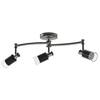 Hampton Bay Midnite Collection 3-Light Chrome/Black Directional Track ...