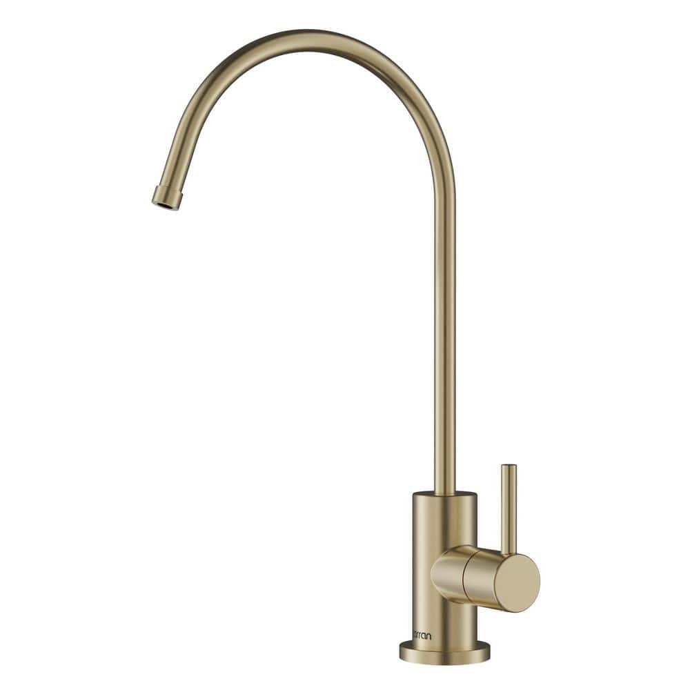 Karran Kestrel Single Handle Beverage Faucet in Spot-Free Champagne ...