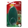 Command Large Green Outdoor Wreath Hook (1-Hook with 2-Adhesive Strips ...