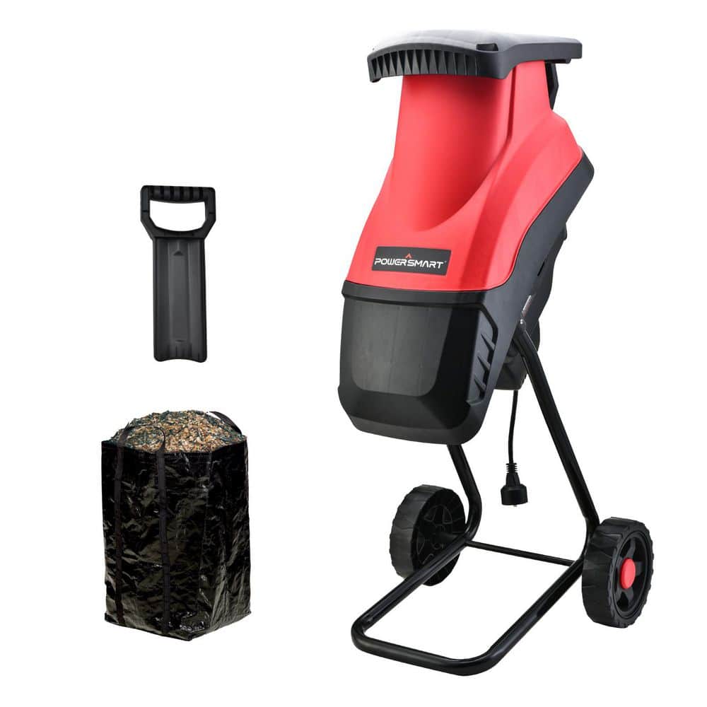PowerSmart Corded Electric Chipper 1.77 in. 15-Amp Electric Wood ...
