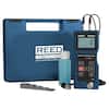 REED Instruments Ultrasonic Thickness Gauge with 5-Step Calibration ...