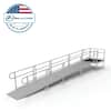 EZ-ACCESS PATHWAY 20 ft. Straight Aluminum Wheelchair Ramp Kit with ...