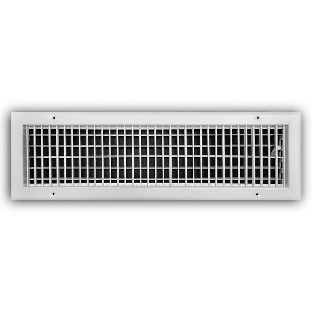 Everbilt 24 in. x 6 in. Steel Adjustable 1-Way Wall/Ceiling Register ...