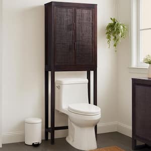 CROSLEY FURNITURE Seaside 23 in. W x 72 in. H x 11 in. D White Over-the ...