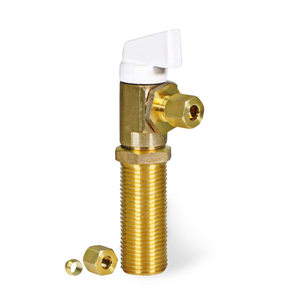 PLUMBFLEX 1/2 in. SWT/MIP x 1/4 in. Lead Free Brass Compression ...