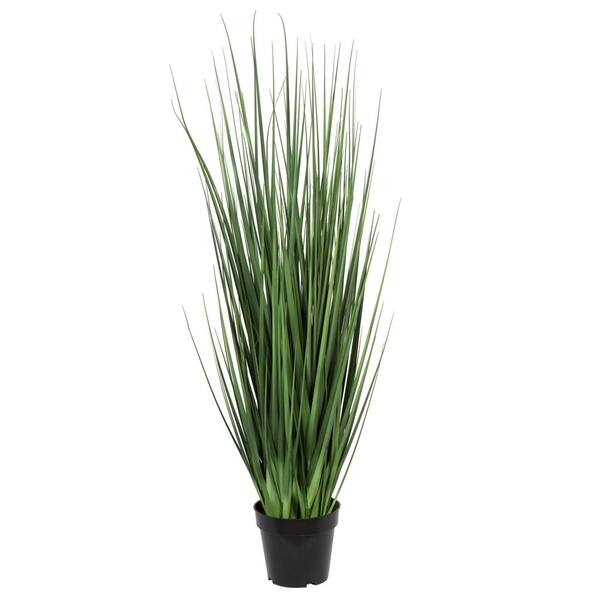 Vickerman 48 in. Artificial Potted Extra Full Green Grass TN170548 ...