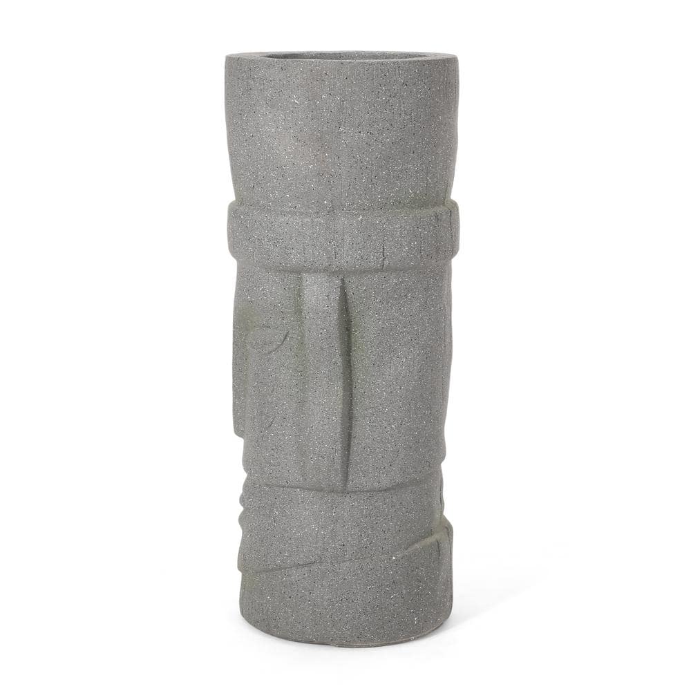 CHRISTOPHER KNIGHT HOME Gomer 24 in. Tall Stone Gray Concrete ...