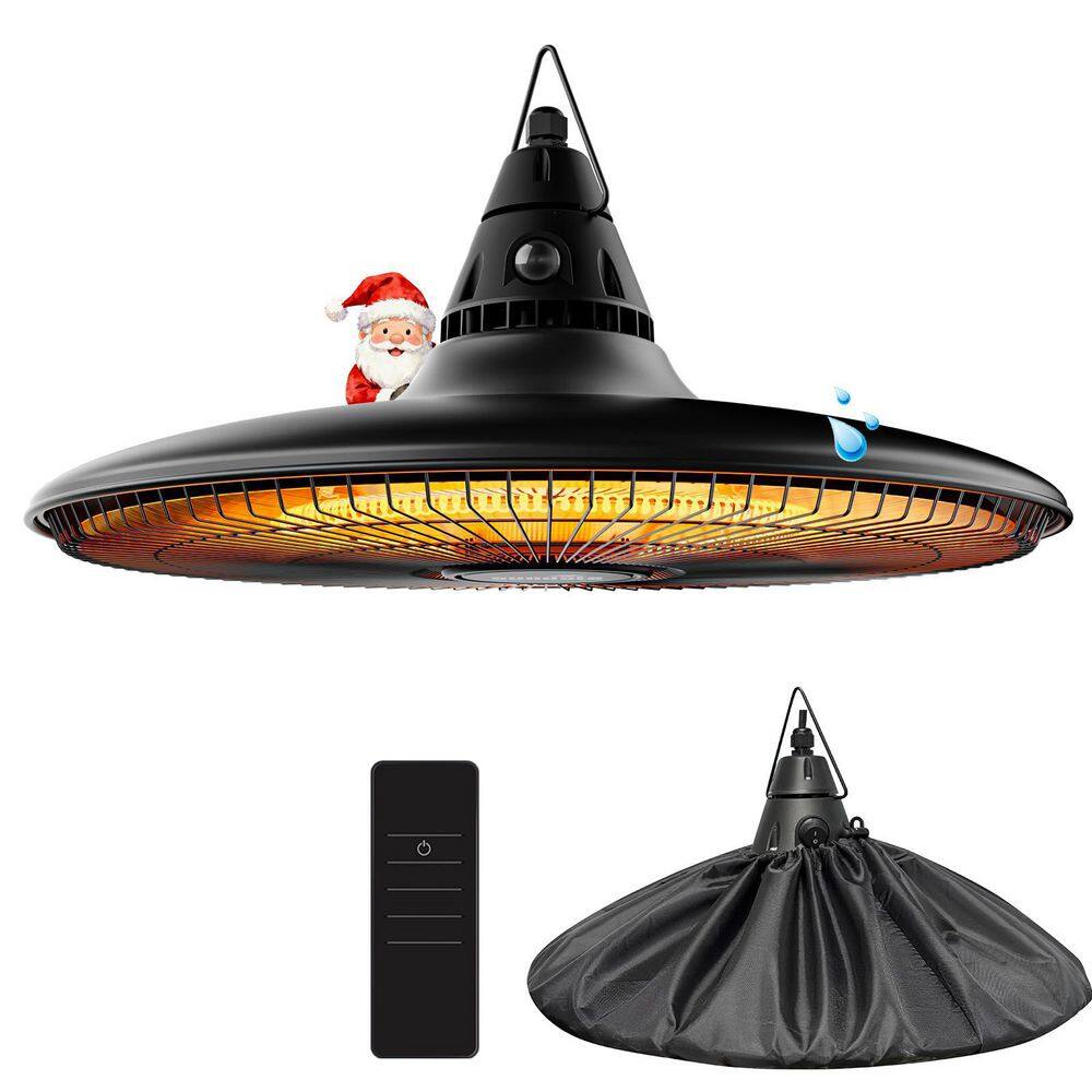 1500W Outdoor Electric Patio Ceiling Heater with Remote Control ...