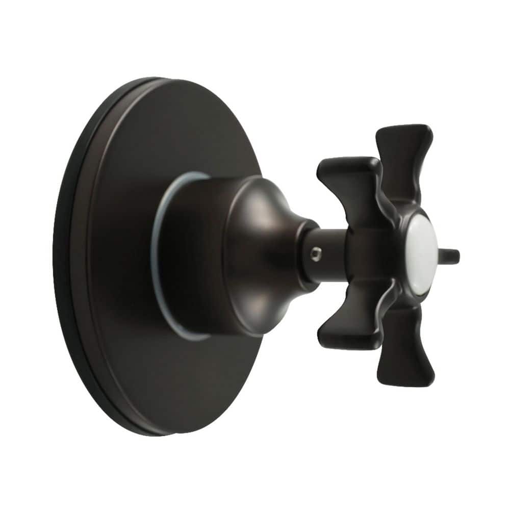 Kingston Brass Hamilton 1/2 in. Single-Handle 1-Hole Wall Mount 3-Way ...