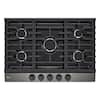 LG 30 in. Gas Cooktop in Black Stainless Steel with 5 Burners and ...