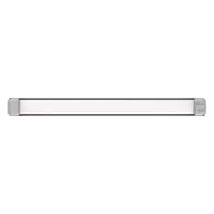 LUXRITE 4 ft. 45-Watt 5940 Lumens LED White Linear Shop Light 3 Color ...