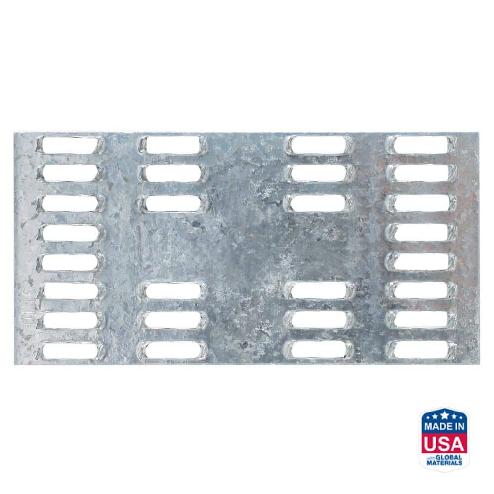 Simpson Strong-Tie MP 2 in. x 4 in. 20-Gauge Galvanized Mending Plate ...