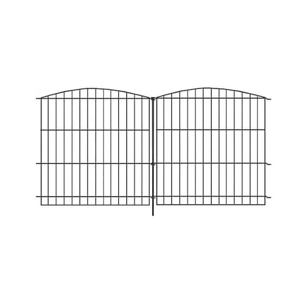 Misopily Decorative Garden Fence 36 in. H Rustproof Metal Wire Animal ...