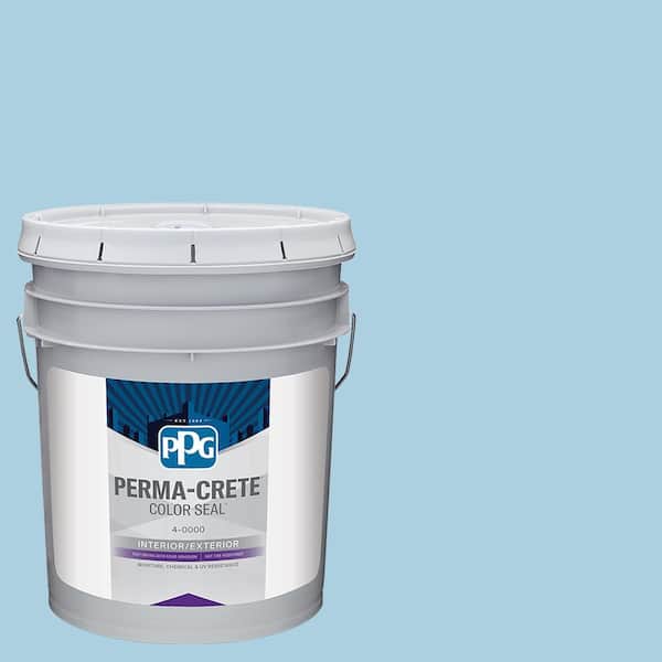 Perma-Crete Color Seal 5 gal. PPG1238-3 Flemish Blue Satin Interior ...