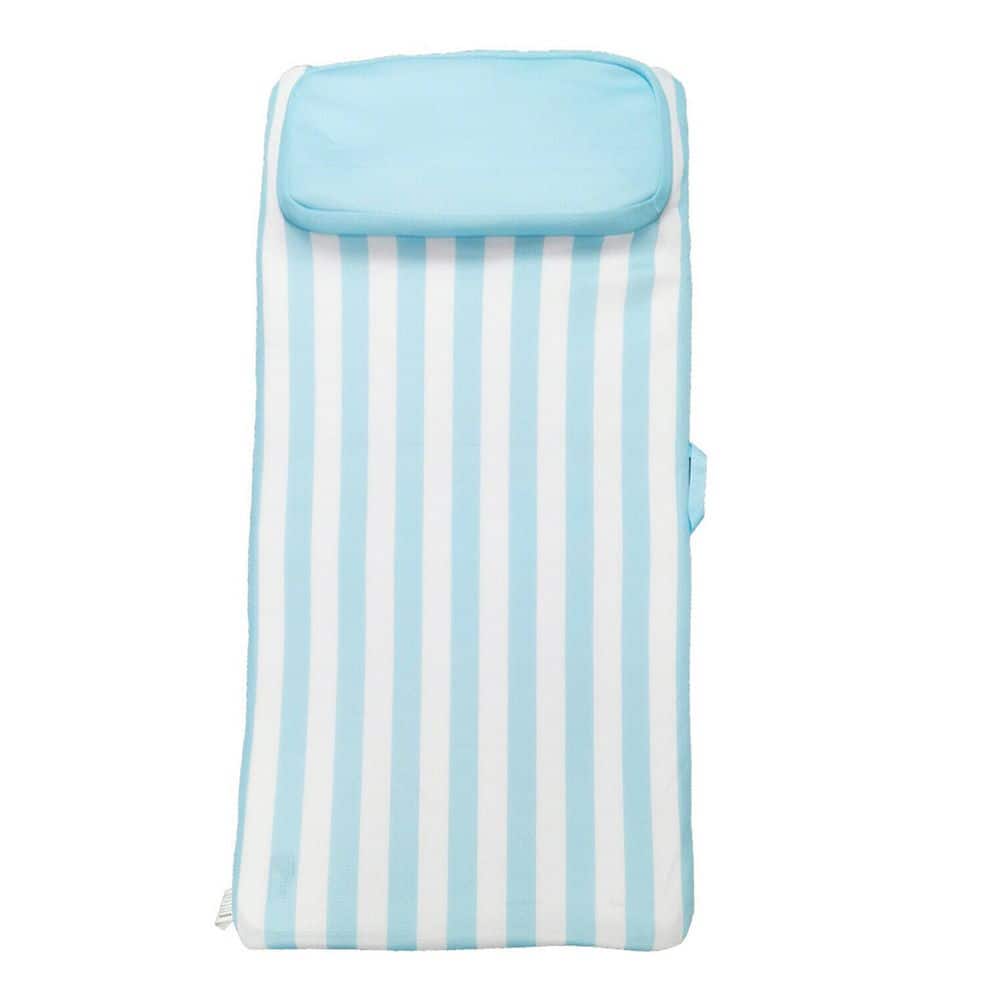 COMFY FLOATS No Inflate Sun Bed Water Lounger Outdoor Pool Float w ...