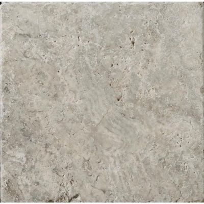 EMSER TILE Trav Ancient Tumbled Silver 2.95 in. x 5.91 in. Travertine ...