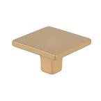 TOPEX Italian Designs Collection 1.75 in. Satin Matte Nickel Square ...